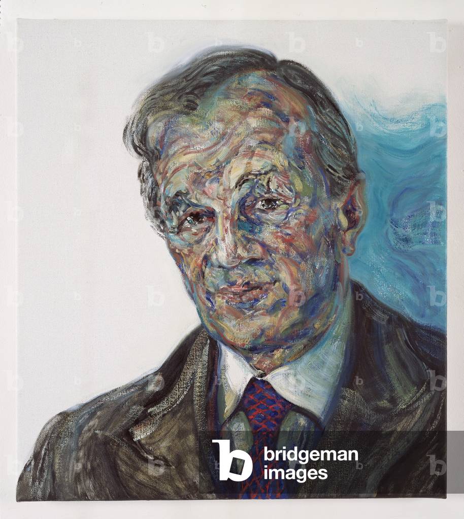 Image of Sir Hugh Duberly, 2007 (oil on canvas) by Hambling, Maggi (b.1945)