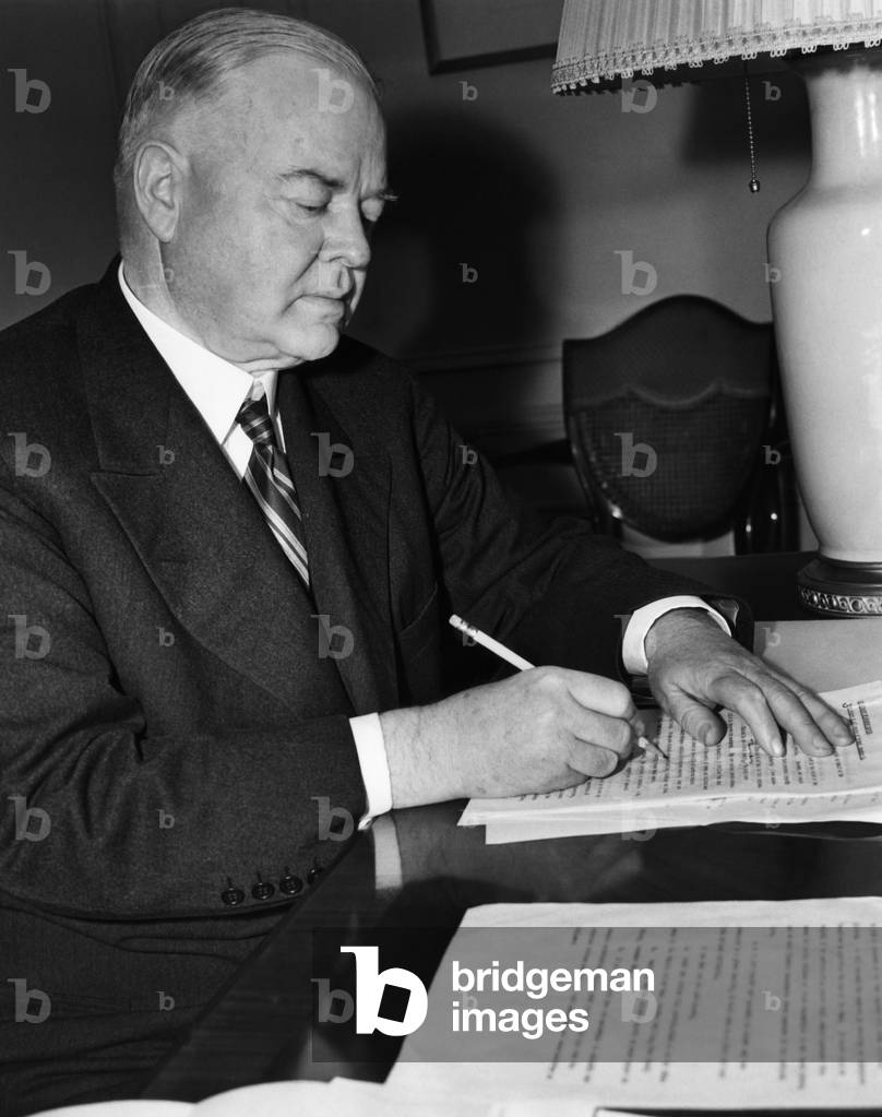 Image of Former President Herbert Hoover (1874-1964), U.S. President ...