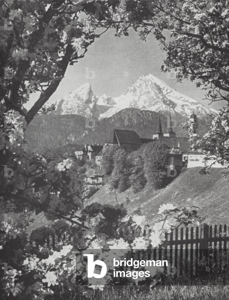 Image of Berchtesgaden, mountain retreat of Nazi leader Adolf Hitler in ...