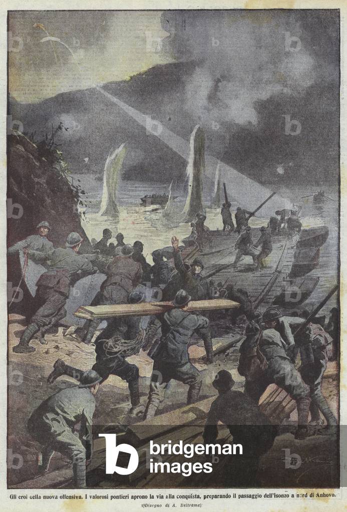 Image of The Heroes of the New Offensive (Colour Litho) by Beltrame ...