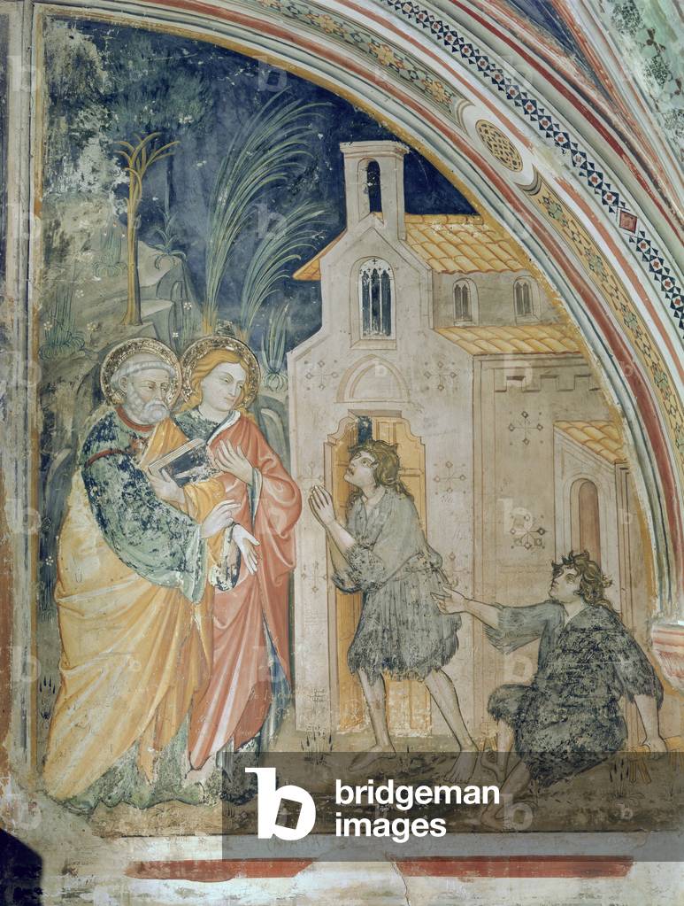 Image of Miracle of Saint Peter and John at the temple gate by Consolo ...