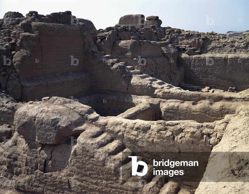 Image of Peru, Pachacamac, Pre-Inca civilization, Ica-Nazca temple ...