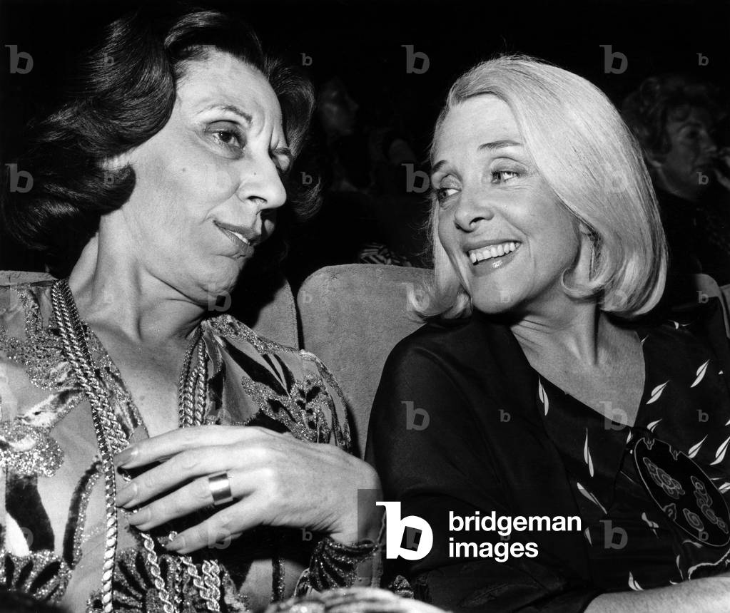 Image of French Actresses Alice Sapritch and Micheline Presle Attending ...