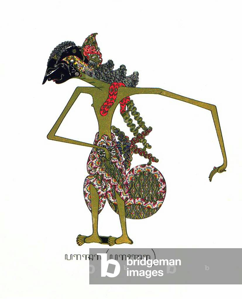 Image of Indonesia: Figure of Parasara, wayang kulit ('shadow puppet ...