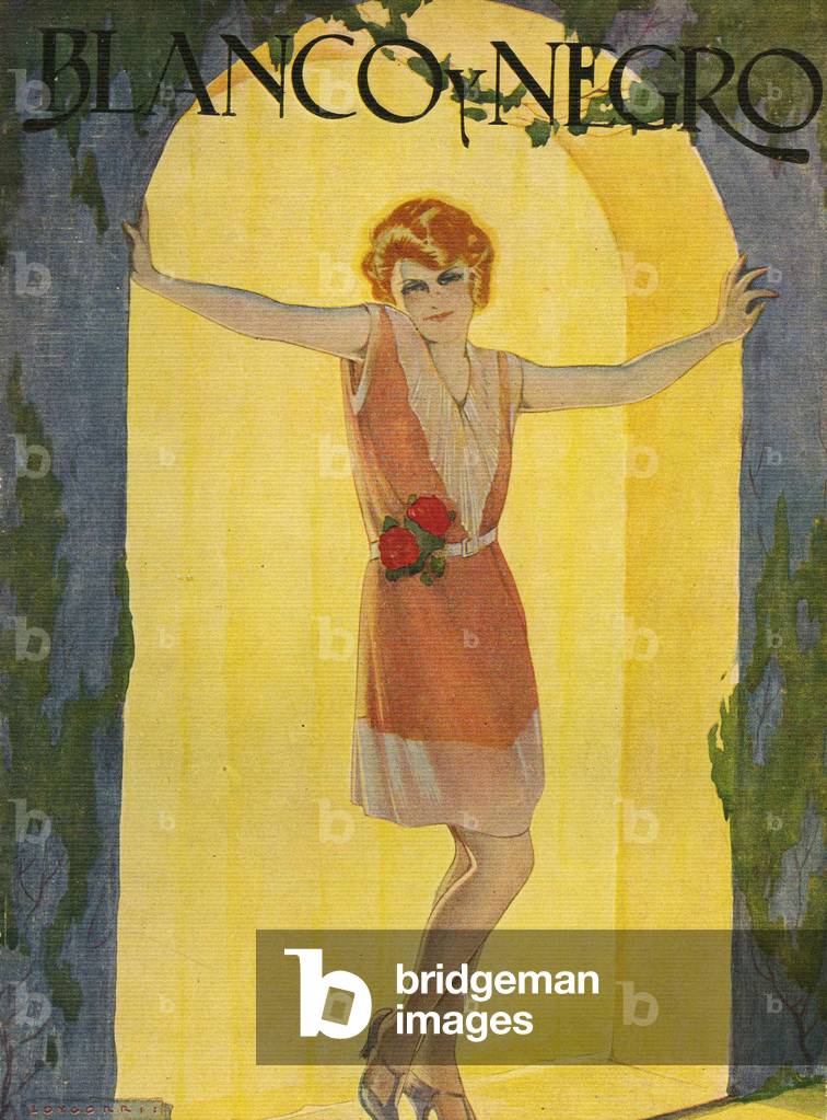 Image of Blanco y Negro Magazine Cover, Spain, 1920s