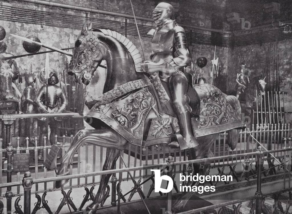 Image of London: The Horse Armoury, The Tower (b/w photo) by English ...