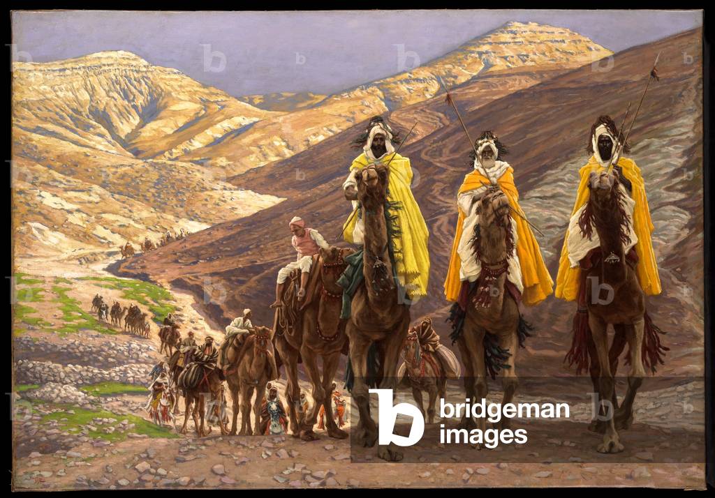 Image of Journey of the Magi, c.1894 (oil on canvas) by Tissot, James ...