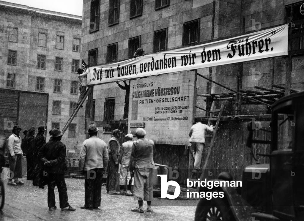 Image of Election propaganda of the Deutsche Bauarbeiterschaft (German ...