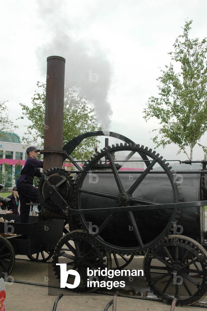 Image of Replica of the Penydarren Locomotive (photo)