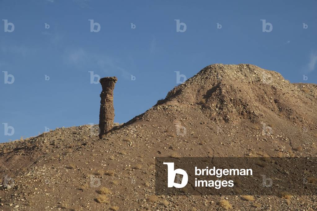 Image of Sharh-E-Zohak (The Red City) and its Towers, Bamian Province ...