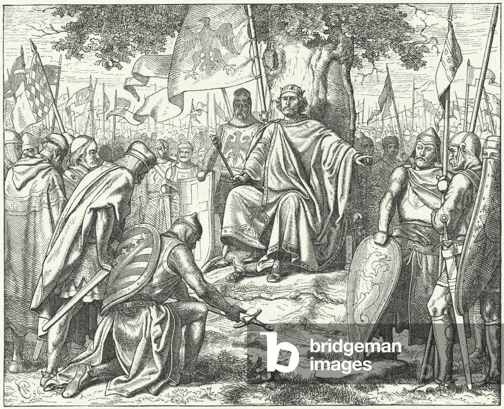 Image of Submission of the Saxon princes to The Holy Roman Emperor by ...