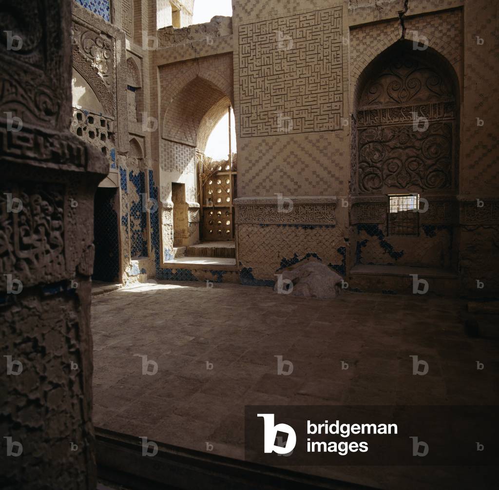 Image of Interior of the mausoleum of Muhammad Ibn Bakran, 1299-1312, Pir