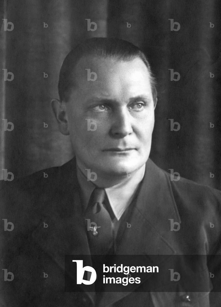 Image of Portrait of Hermann Göring, 1934 (b/w photo)