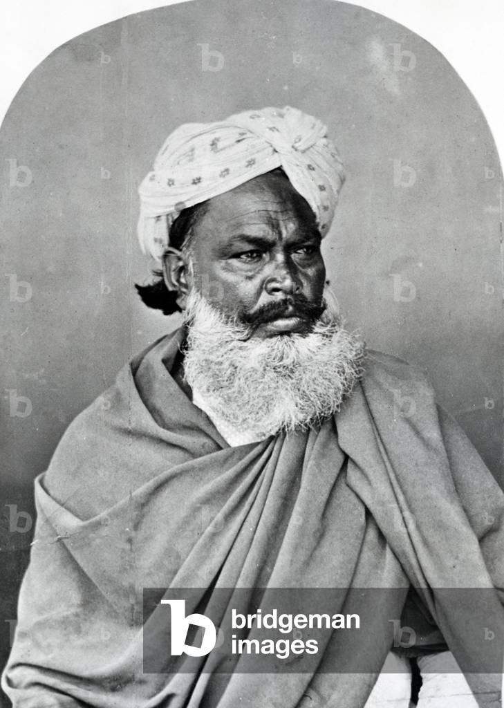 Image of Portrait of an Indian Man, from 'The Costumes and People by ...