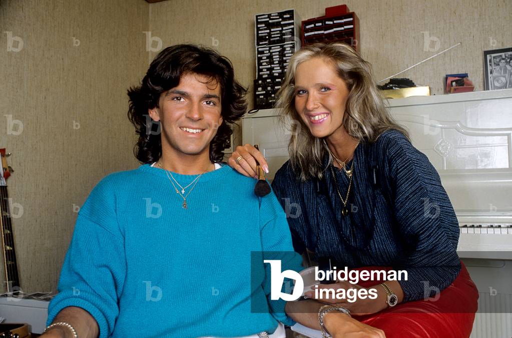Image of (l-r): Thomas Anders, Nora Balling, 1985 (photo)