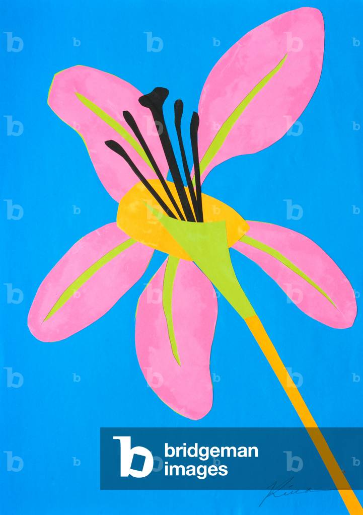 Image of Lily Inspired, 2020 (paper collage) by Pierides, Kika