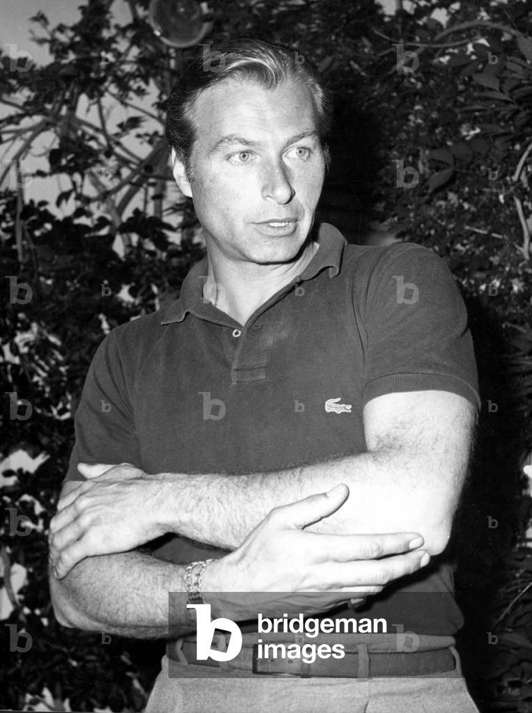 Image of American Actor (And Former Tarzan) Lex Barker C. 1965 (b/w by ...