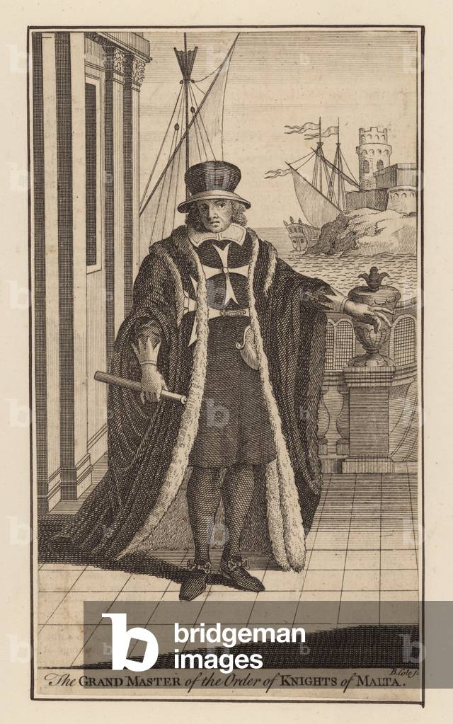 Image of The Grand Master of the Order of Knights of Malta by English ...