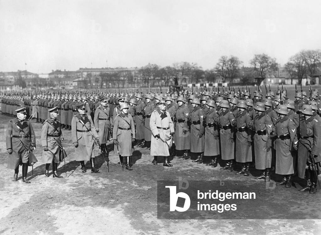 Image of Final inspection of the Reichswehr after the autumn maneuvers ...