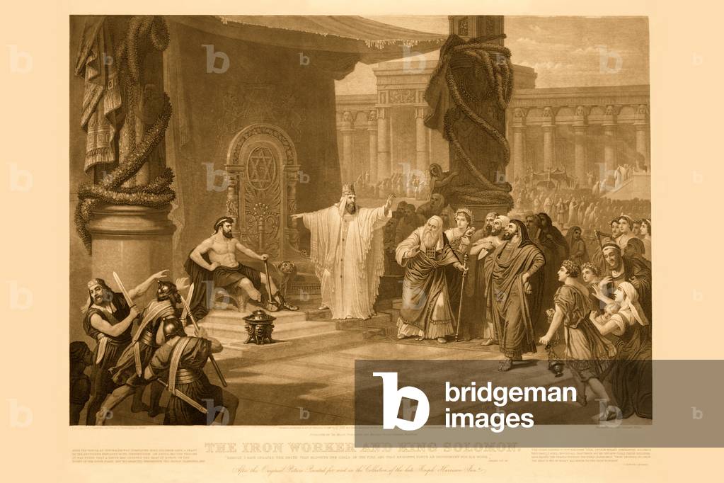 Image of King Solomon & The Iron Workers, Masonic