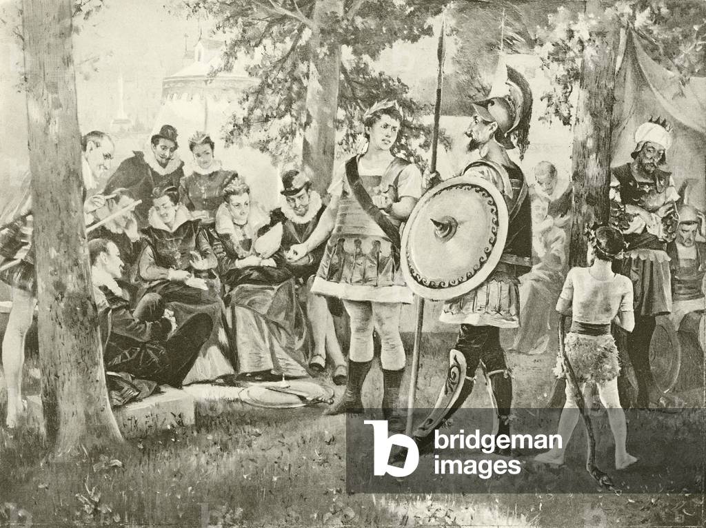 Image of Love's Labour's Lost. Act V, Scene II (gravure) by Darley ...