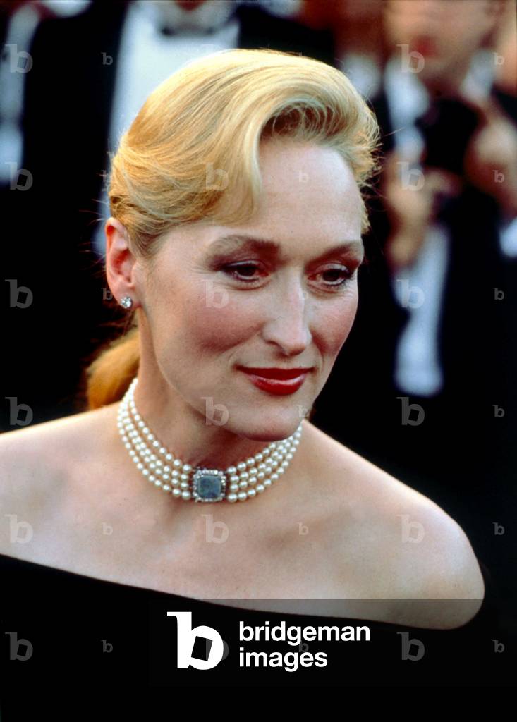 Image of Actress Meryl Street at Cannes Film Festival, 1989 (photo)