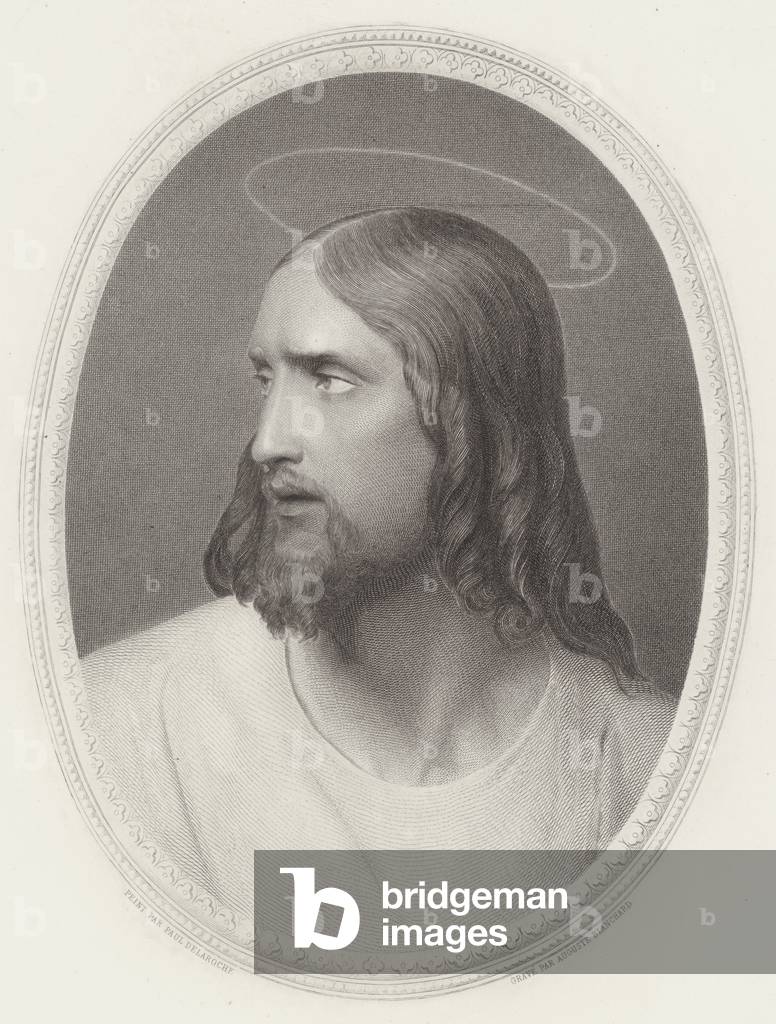 Image of Jesus Christ (engraving) by Delaroche, Hippolyte (Paul) (1797 ...