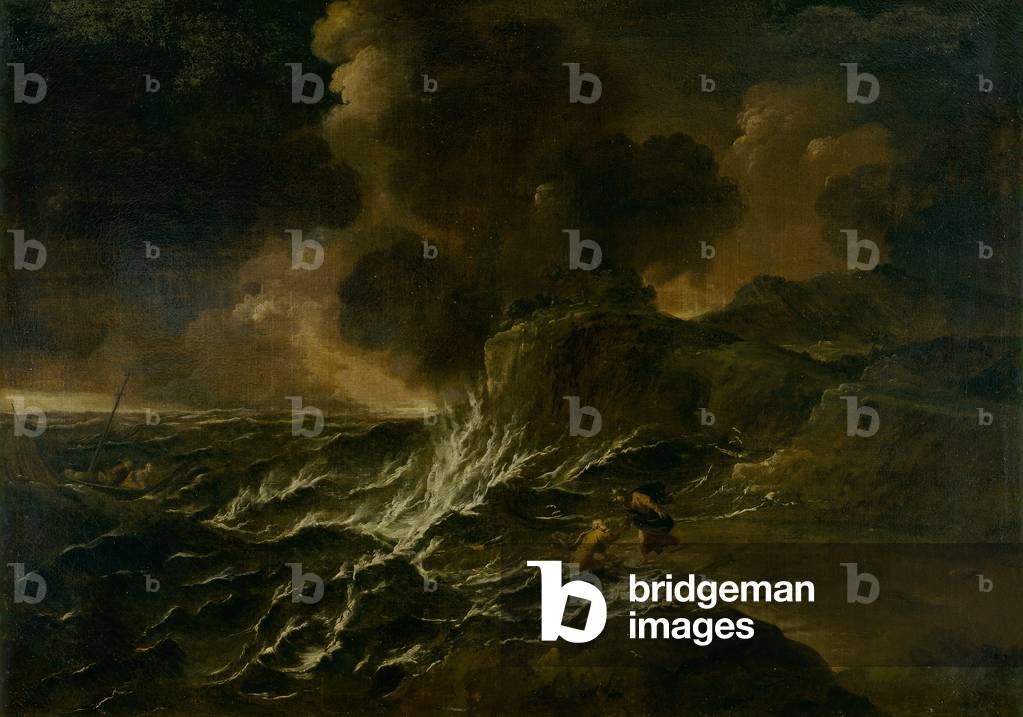 Image of Jesus Christ rescuing Peter from Drowning (Cristo salva Pietro ...