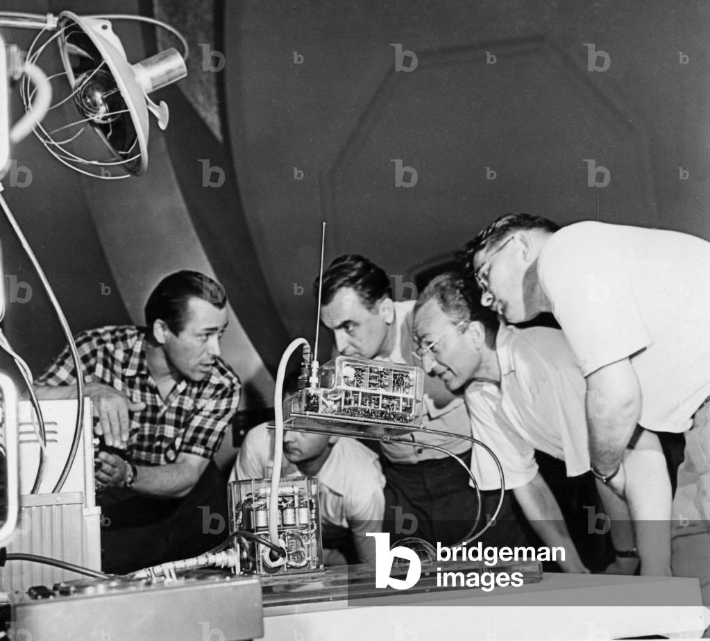 Image of Model of a Solar Power Transmitter Which Was Carried by