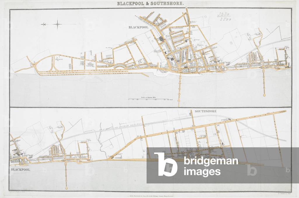 Image of A map of Blackpool & Southshore