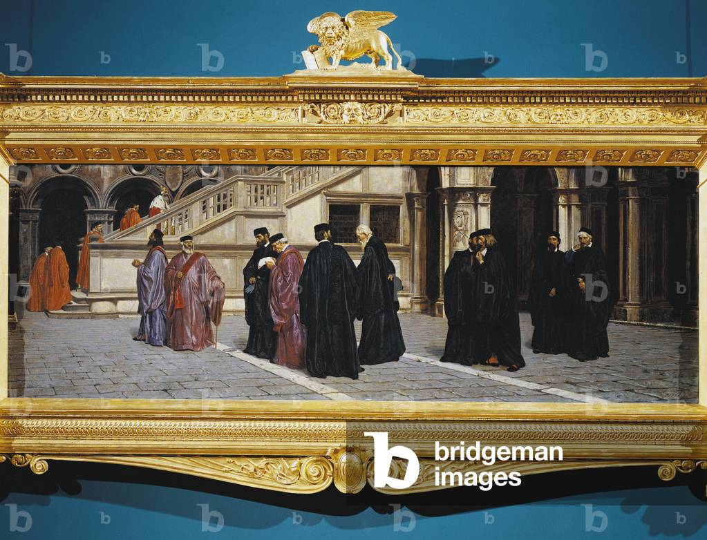 Image of The Council of Ten 1861, by Bernardo Celentano (1835-1863)