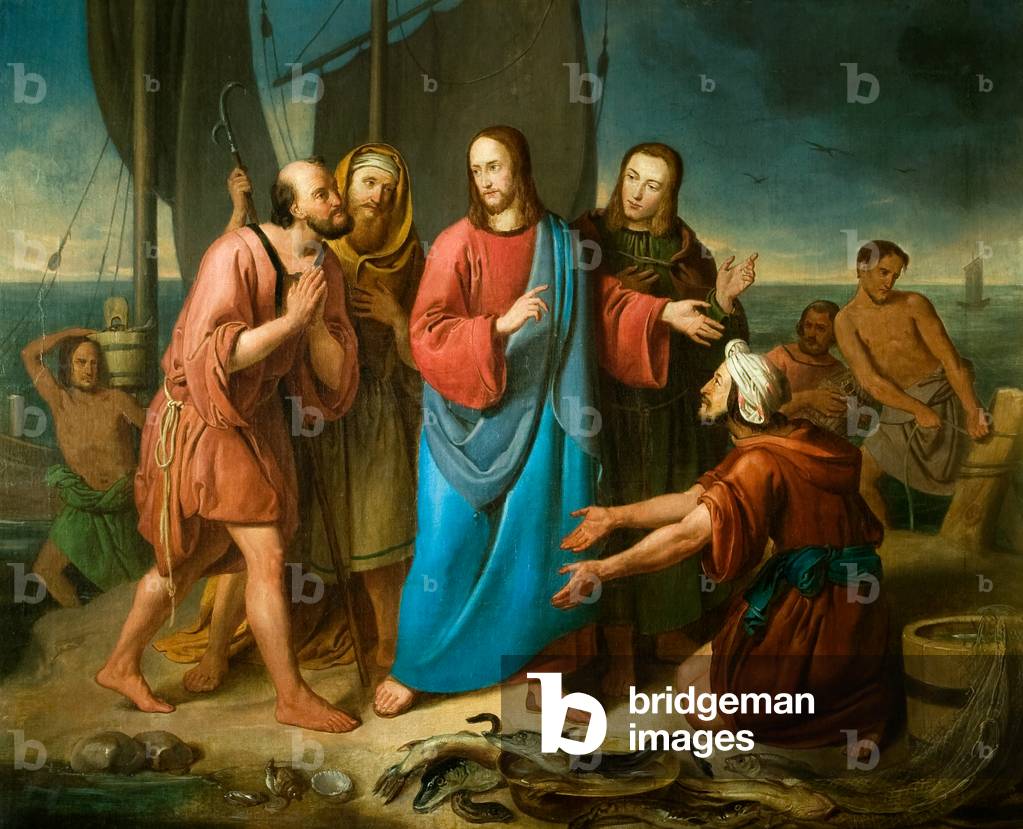 Image of Christ Calling His First Disciples, 1839 (oil on canvas) by ...