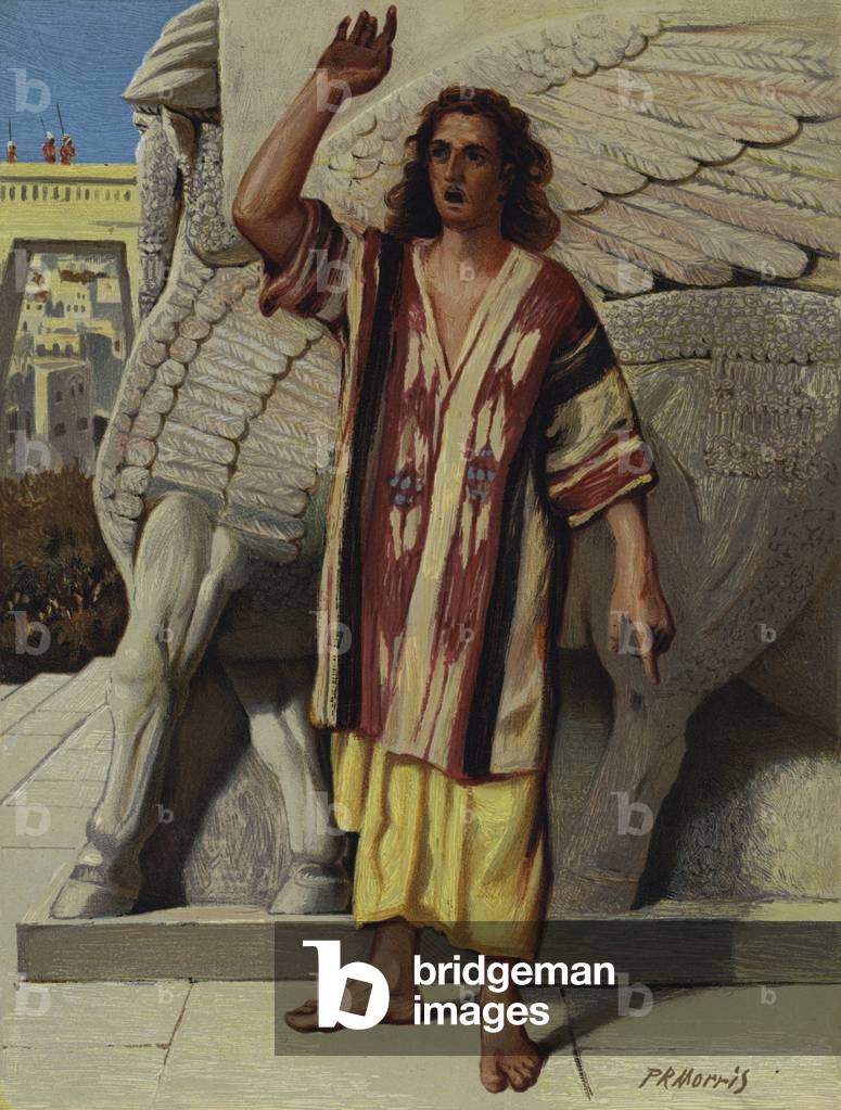 Image of Jonah preaching in Nineveh (chromolitho) by Morris, Philip ...