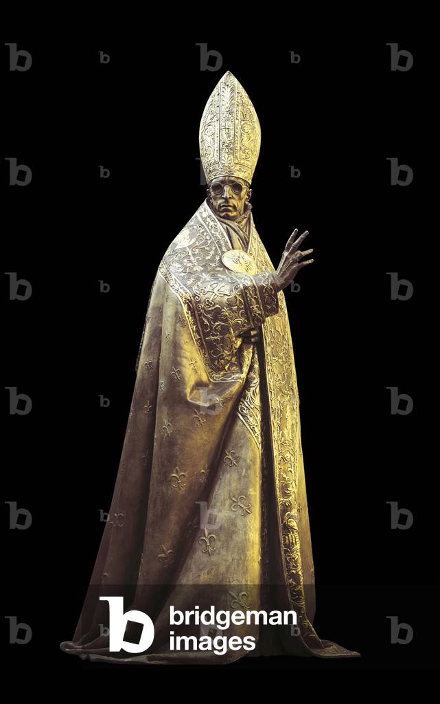 Image of Monument to Pius XII, 1963 (bronze) by Messina, Francesco ...
