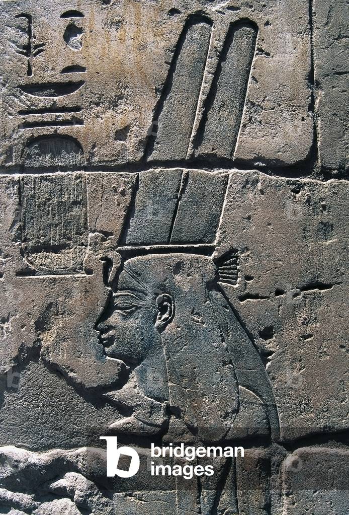 Image of Relief of Amenardis I, divine wife of Amun, Chapels of
