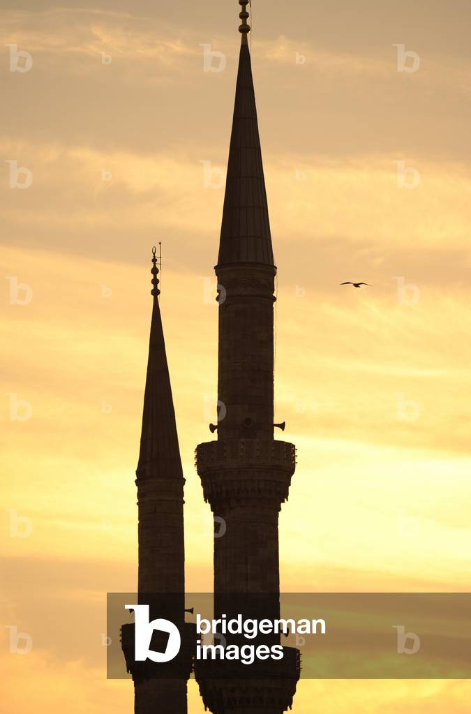 Image of Turkey. Istanbul. Blue Mosque. 17th century. Classical Ottoman ...