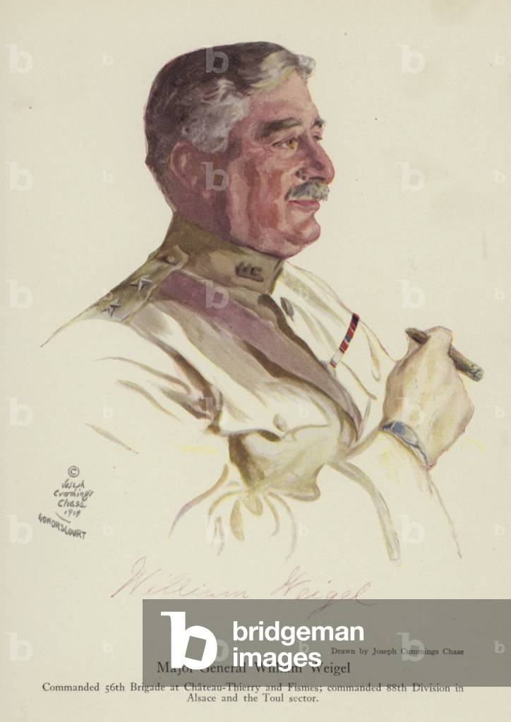 Image of Major-General William Weigel, American soldier (colour litho ...