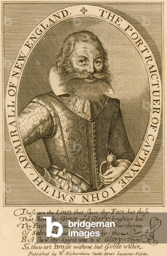 Image of This portrait of Captain John Smith, Admiral of New England,