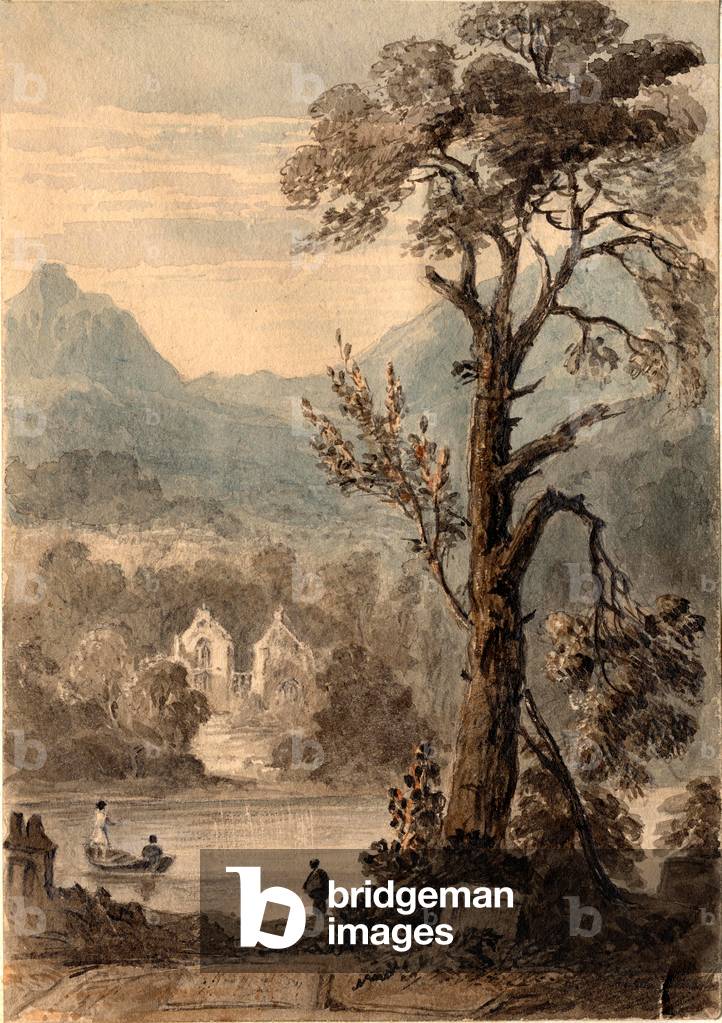 Image of Burial Place of the Breadalbanes, 1826-1827 (Watercolour and ...