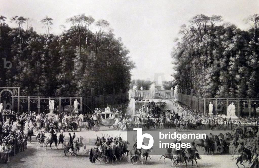 Image of The marriage procession of Napoleon Bonaparte and Marie-Louise