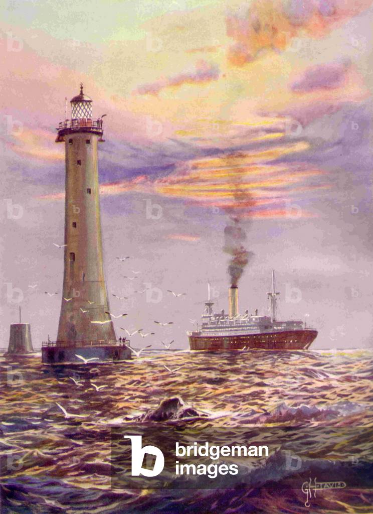 Image of Lighthouses Book Plate, UK, 1930s