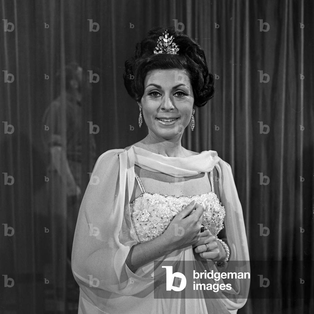 Image of American opera singer Roberta Peters at Hamburg, Germany 1960s