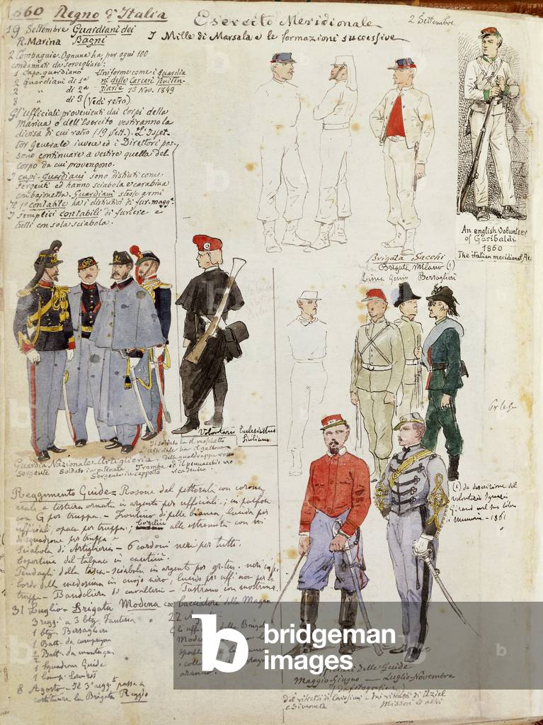 Image of Uniforms of Southern Italy army of provisional government by ...