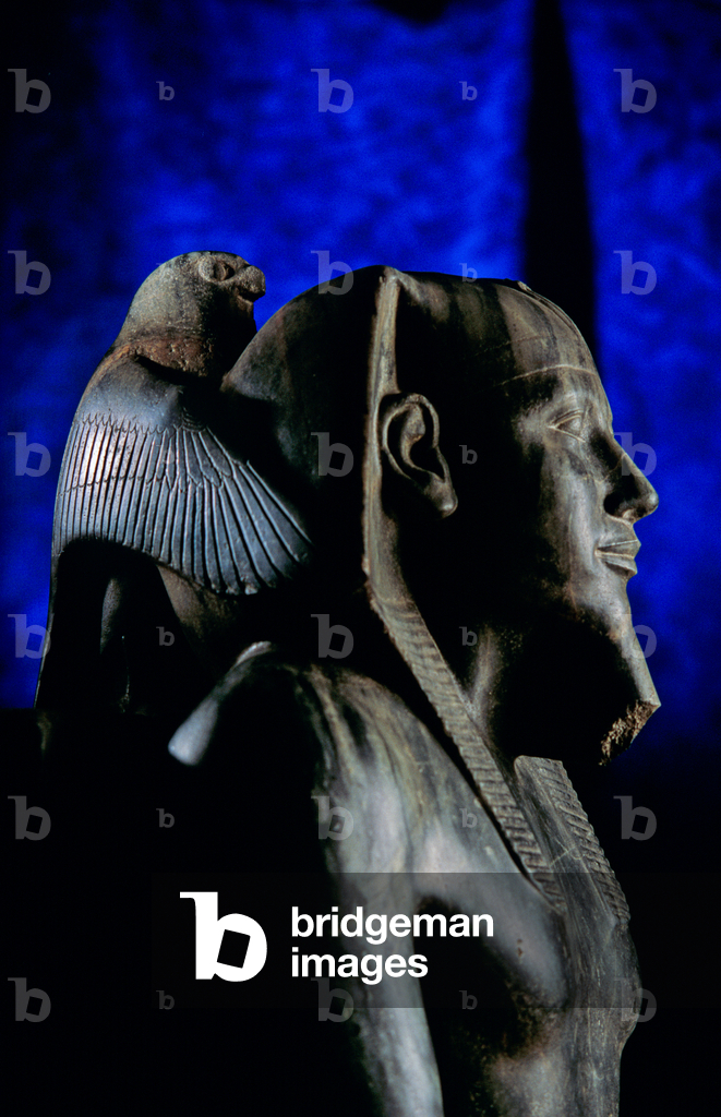 Image of Egypt's Old Kingdom; Age of the pyramids; Pharaoh Khafre ...
