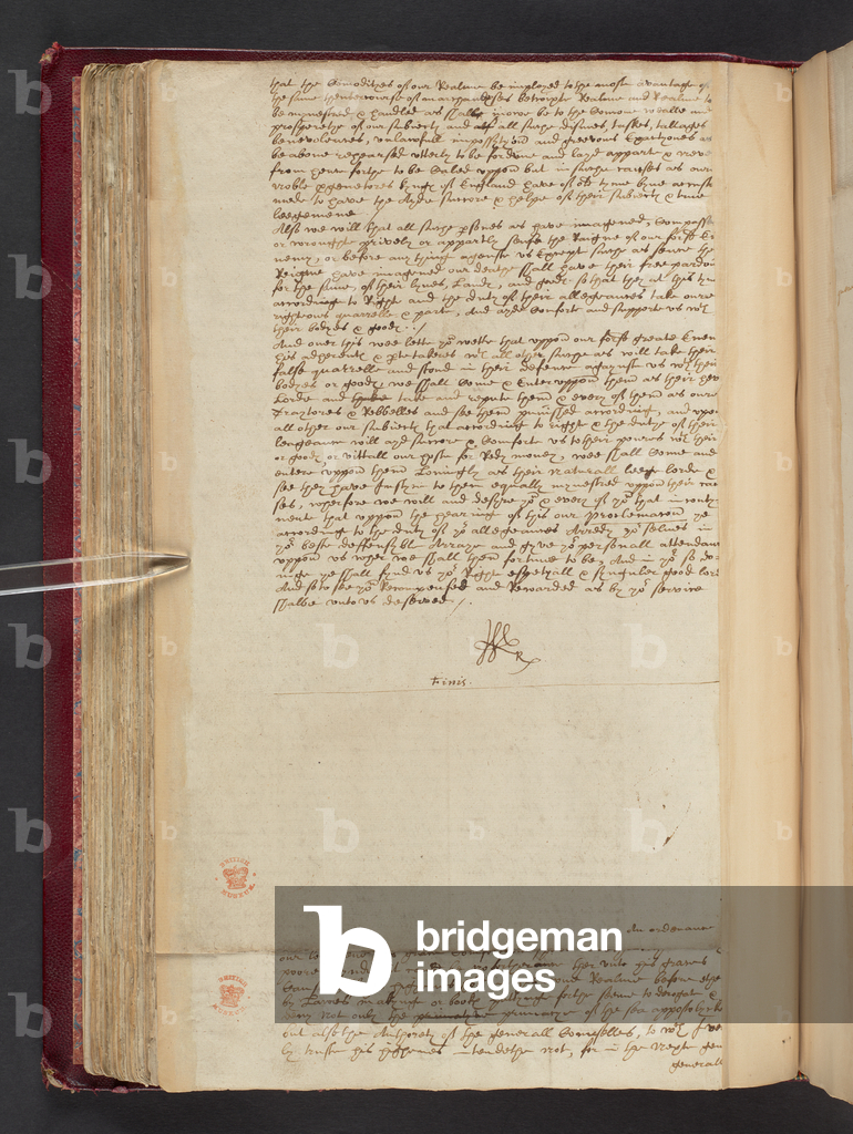 Image of An English collection of letters, mostly from the time of by English School, (16th century)