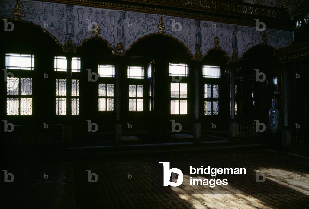 Image of Intérieur de la construction du palais de Topkapi (Topkapi ...
