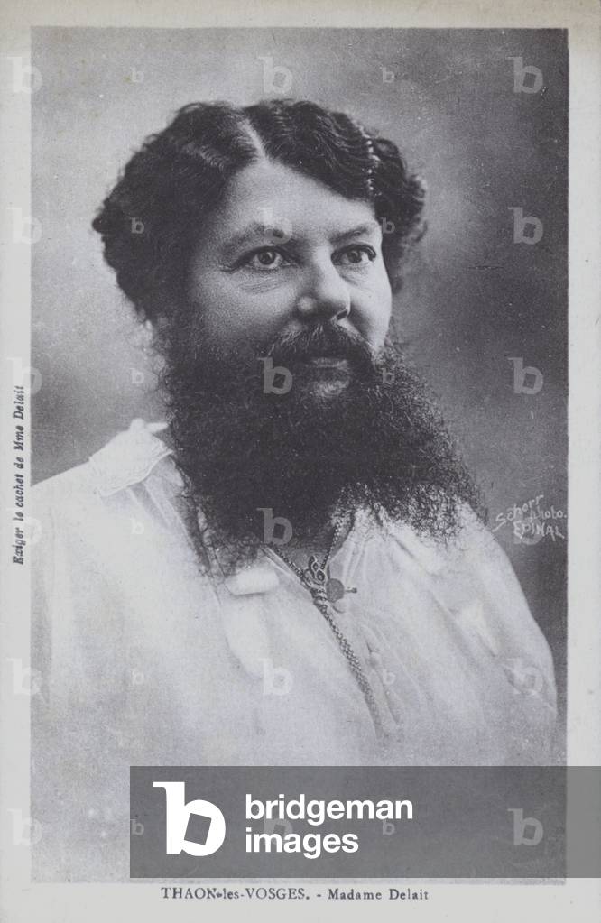 Image of Clementine Delait, una donna barbuta che gestiva un caffè a by ...