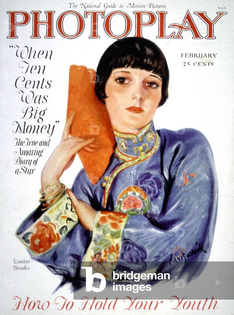 Image of American actress Louise Brooks (1906-1985) on cover of ...