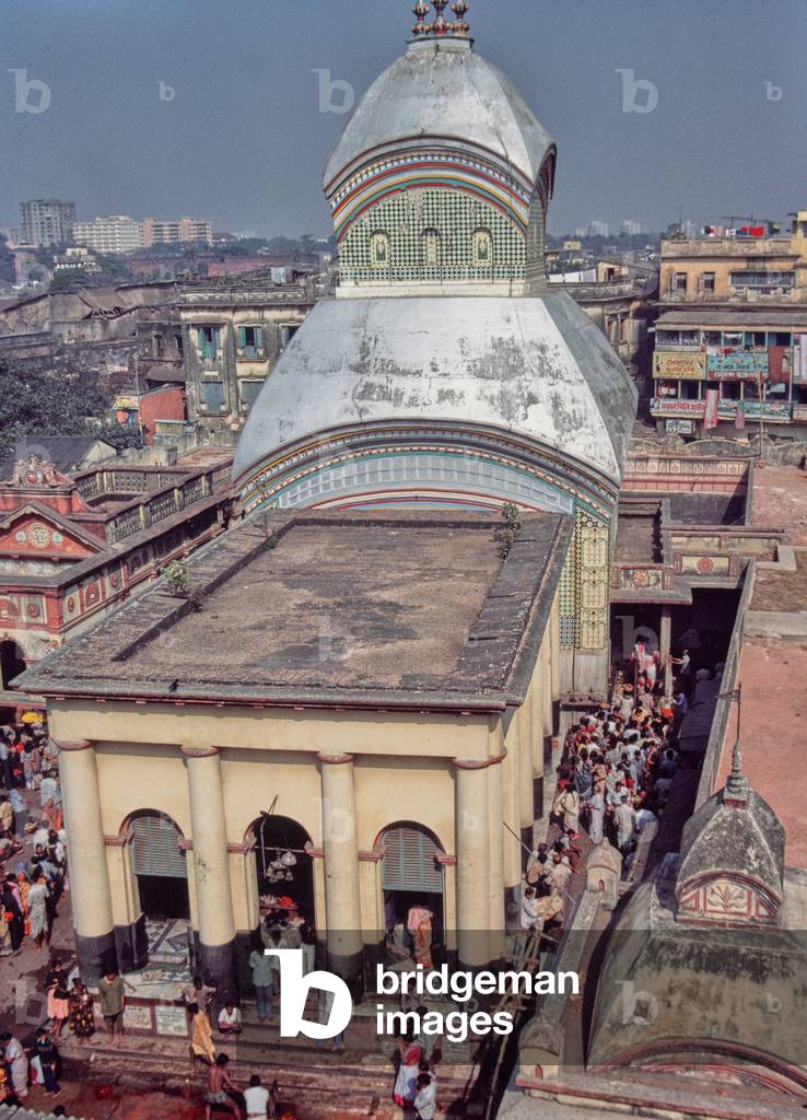Image of Hanuman shrine, Birla Temple, Benares, India, 1985 (photo)