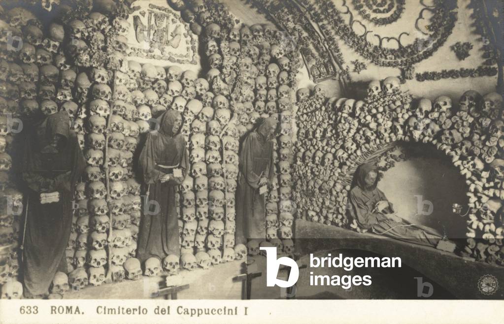 Image of Cimiterio dei Cappuccini (b/w photo) by Italian Photographer ...